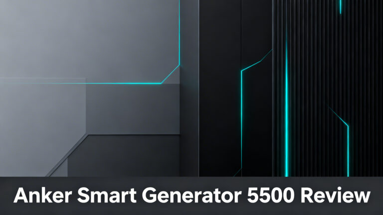 Anker SOLIX Smart Generator 5500 Review: Tri-Fuel (2026)
